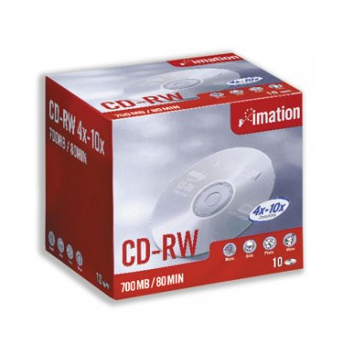 Imation CD-RW 4x-10x 700MB (10) CD-RW 4x-10x 700MB 80min (10) Showbox